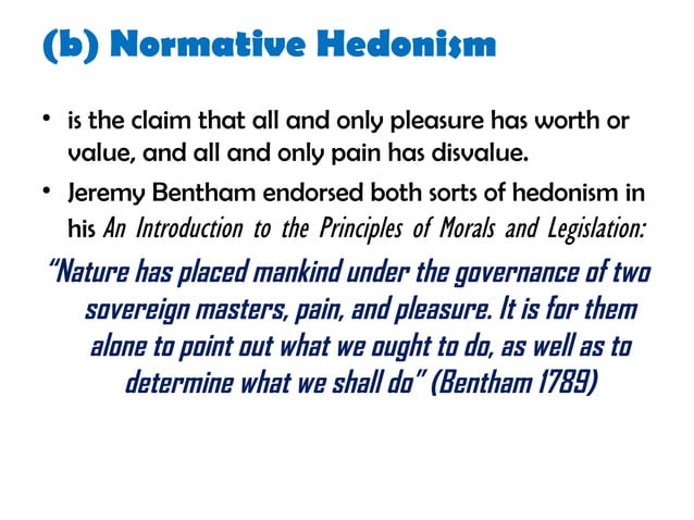 Hedonism | PPT