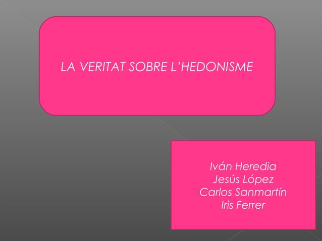 Hedonisme | PPT