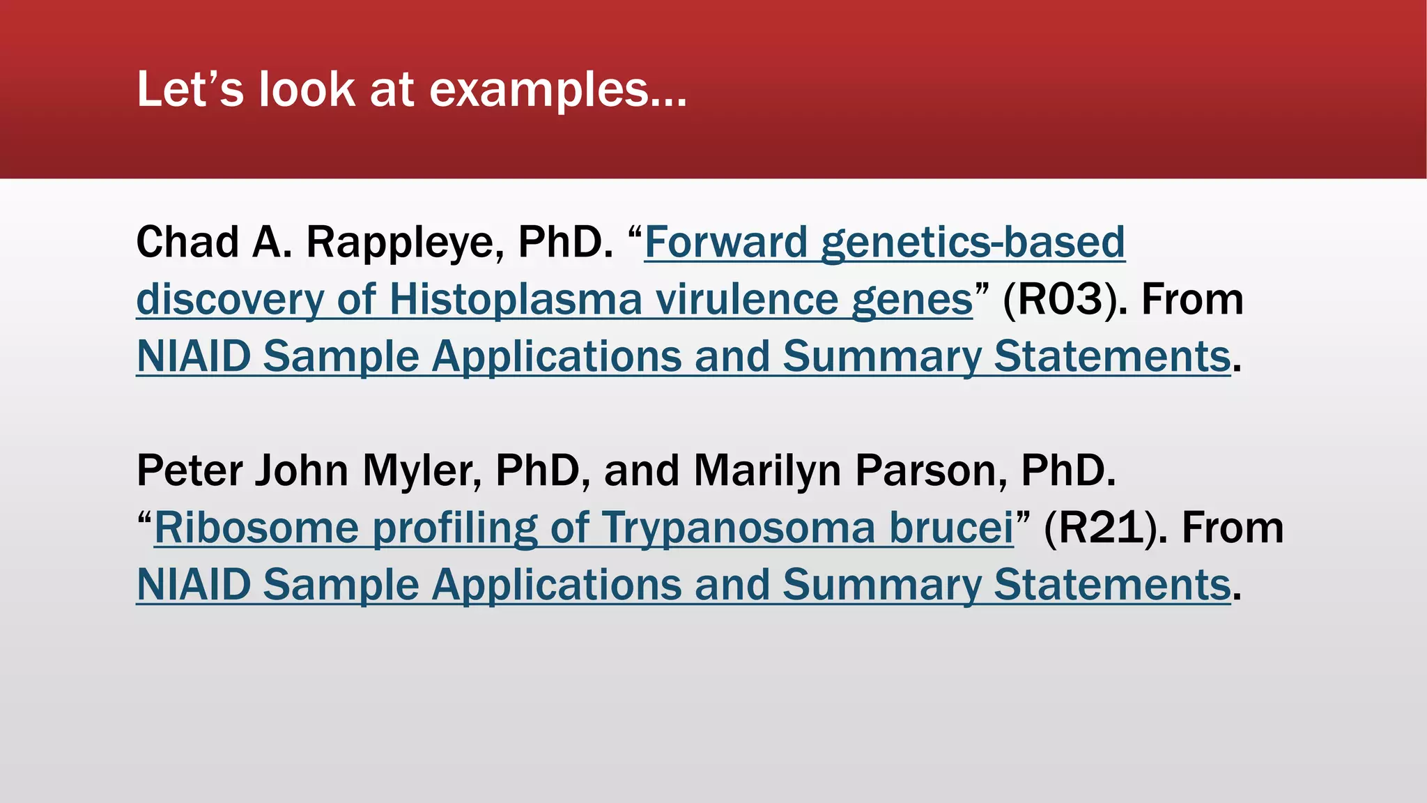 Dissecting the Critical Specific Aims Page of an NIH Grant by Madison ...