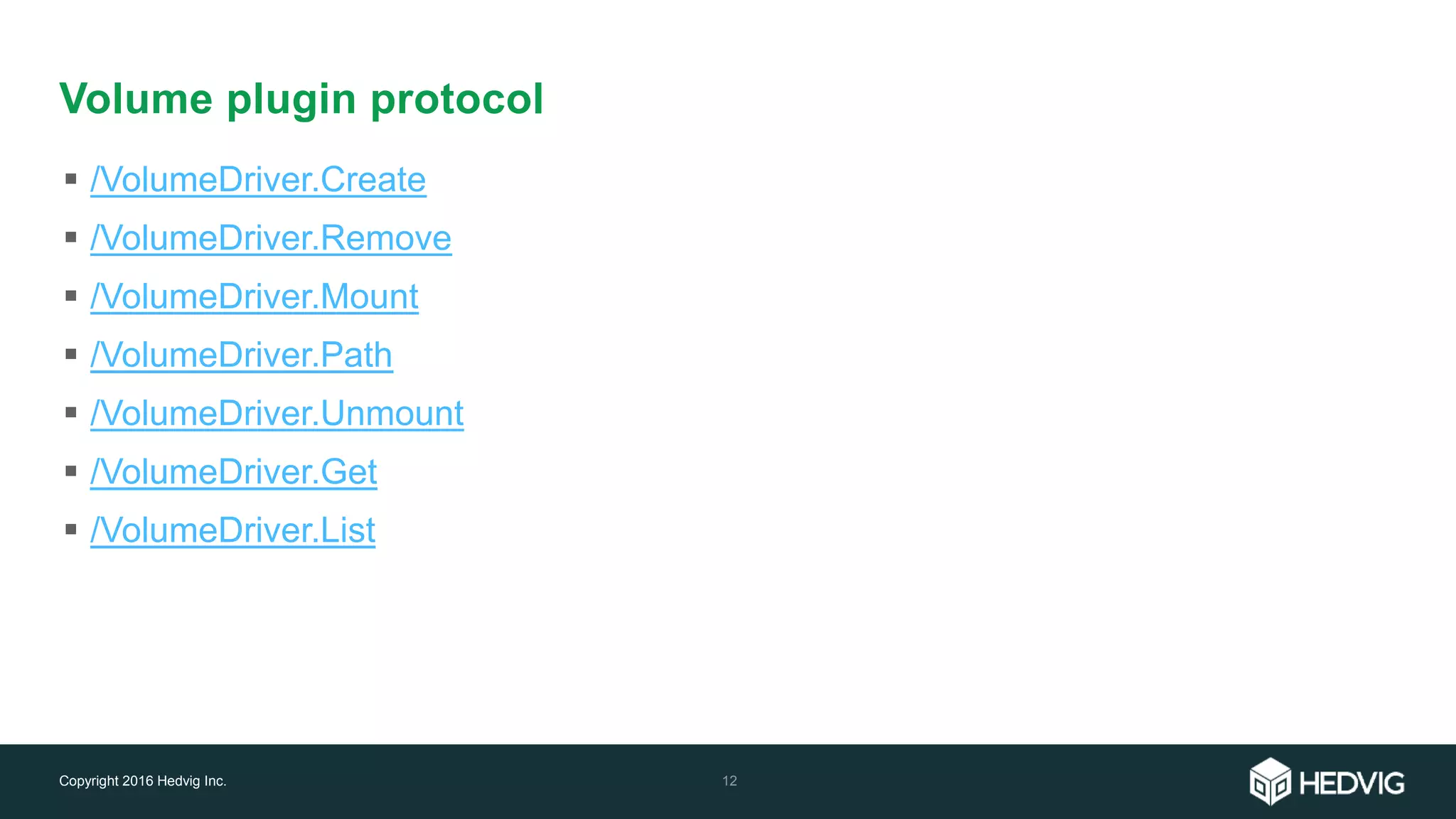 Hedvig & Docker Datacenter | PPTX