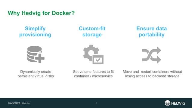Hedvig & Docker Datacenter | PPTX