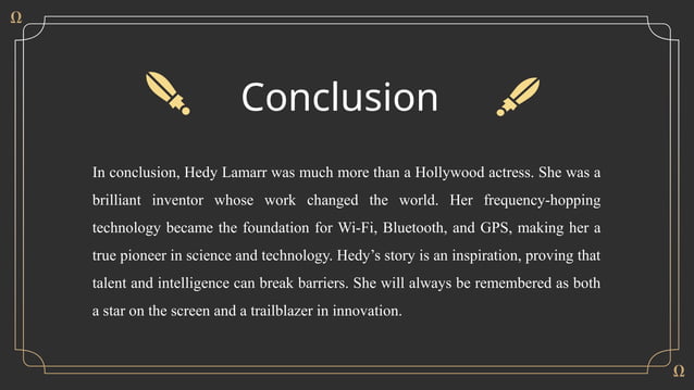 Hedy Lamarr actress and inventor Présentation | PPT