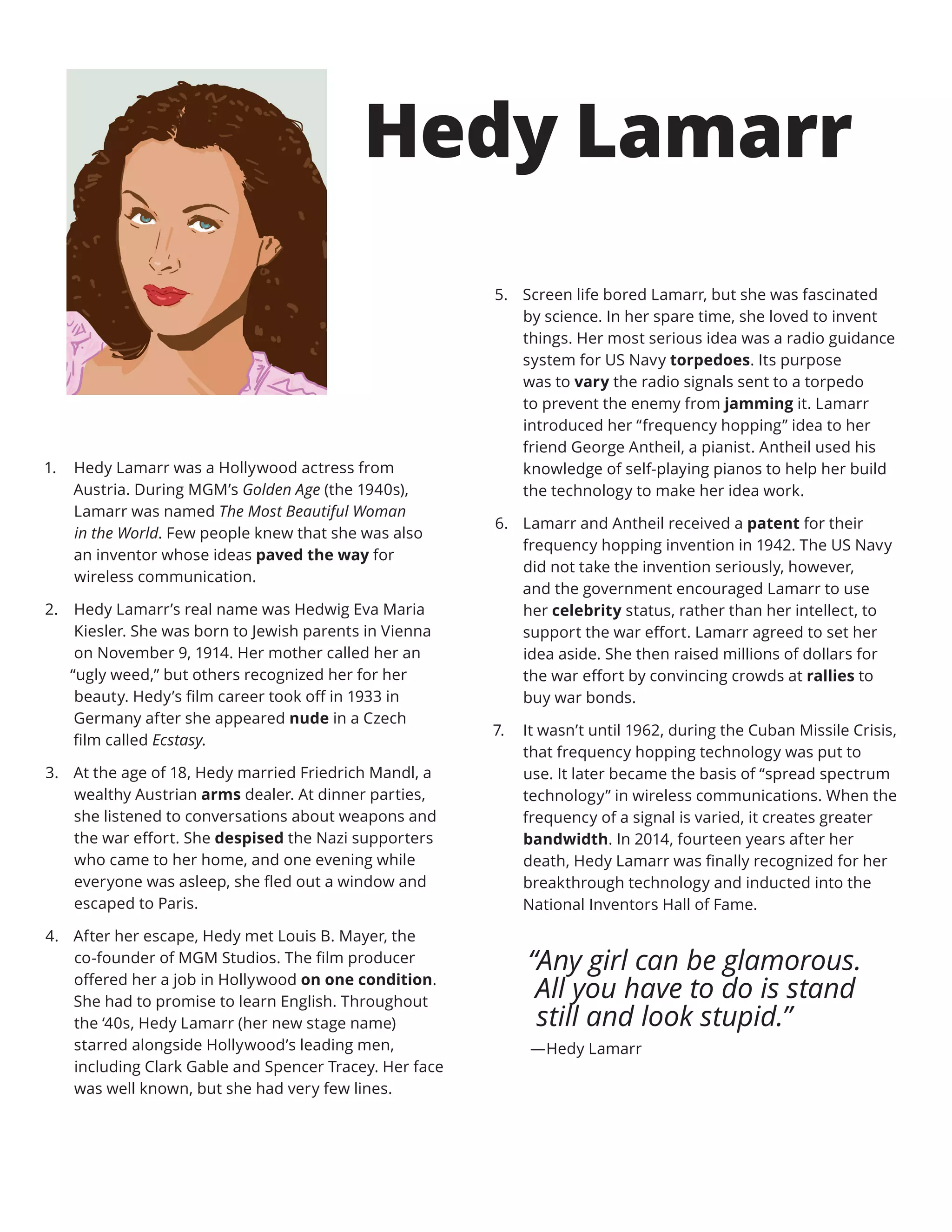 Hedy lamarr modi | PDF