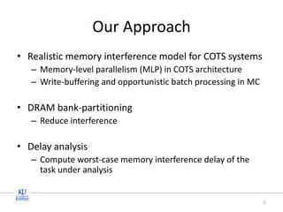 Parallelism-Aware Memory Interference Delay Analysis for COTS Multicore Systems | PDF