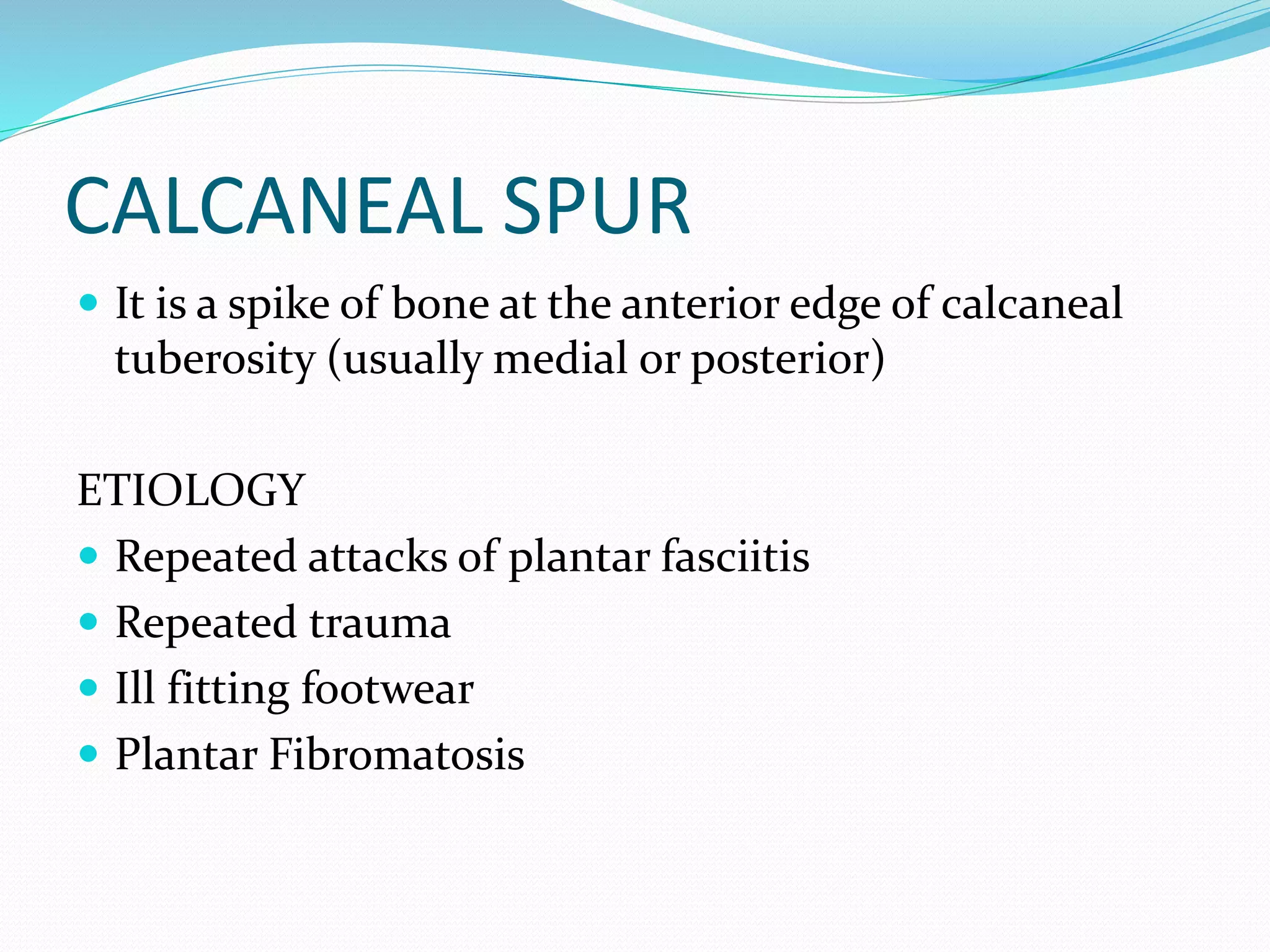 Heel pain and plantar fasciitis | PPTX