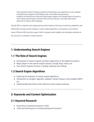 Basic search engine optimization information | PDF