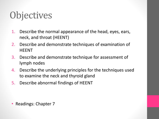 HEENT POWER POINT PRESENTATION USF SPRING 2016 | PPTX | Thyroid ...