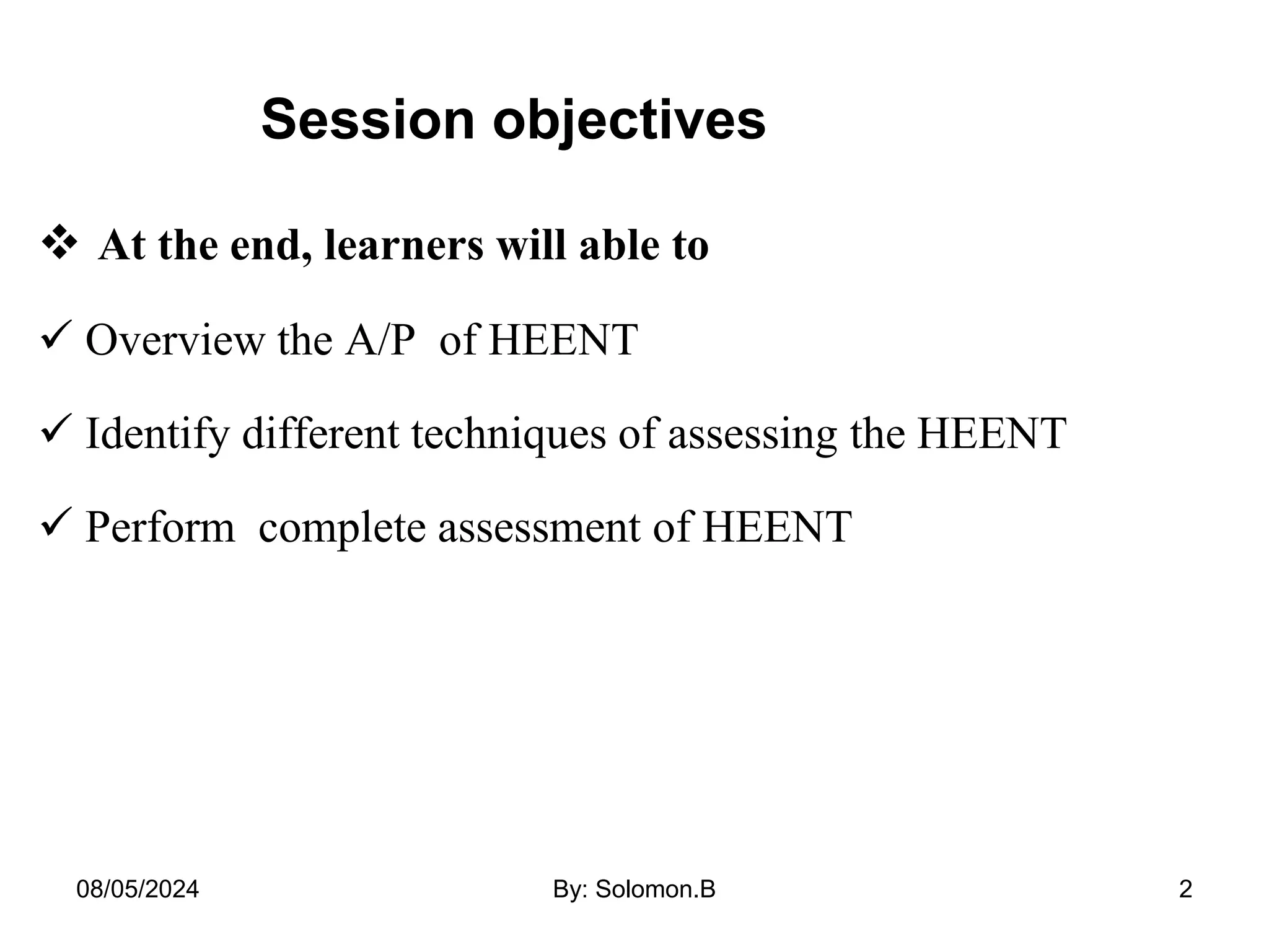 HEENT.ppt nursing health assessment for nurse or | PPT