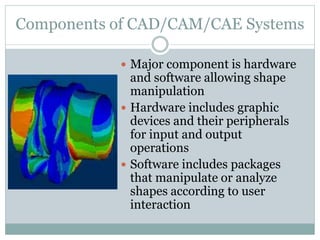 CAD/CAM -PPT UNIT NO-I | PDF