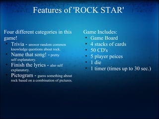 Rock Star: The Board Game | PPT