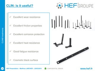 Hef groupe presentation | PDF | Chemistry | Science