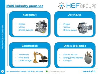 Hef groupe presentation | PDF | Chemistry | Science