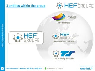 Hef groupe presentation | PDF | Chemistry | Science