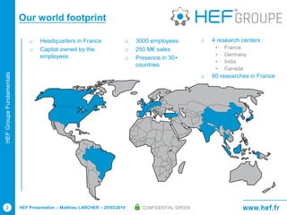 Hef groupe presentation | PPT