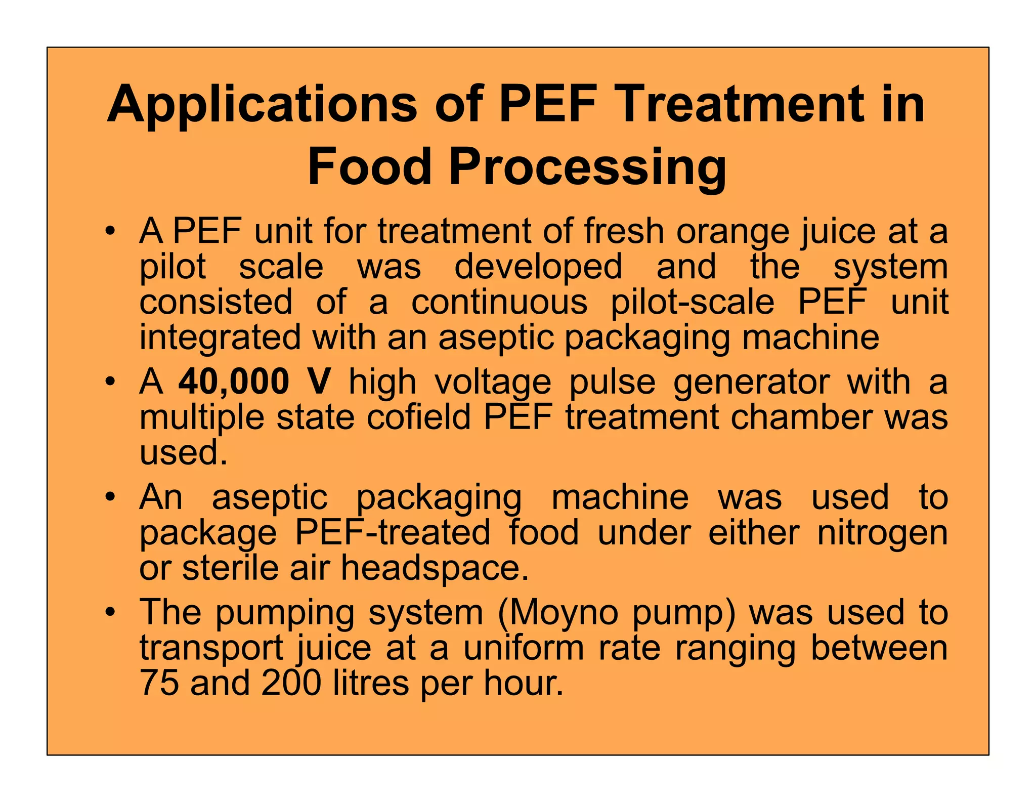 high intensity pulsed electric field processingpptx | PPTX