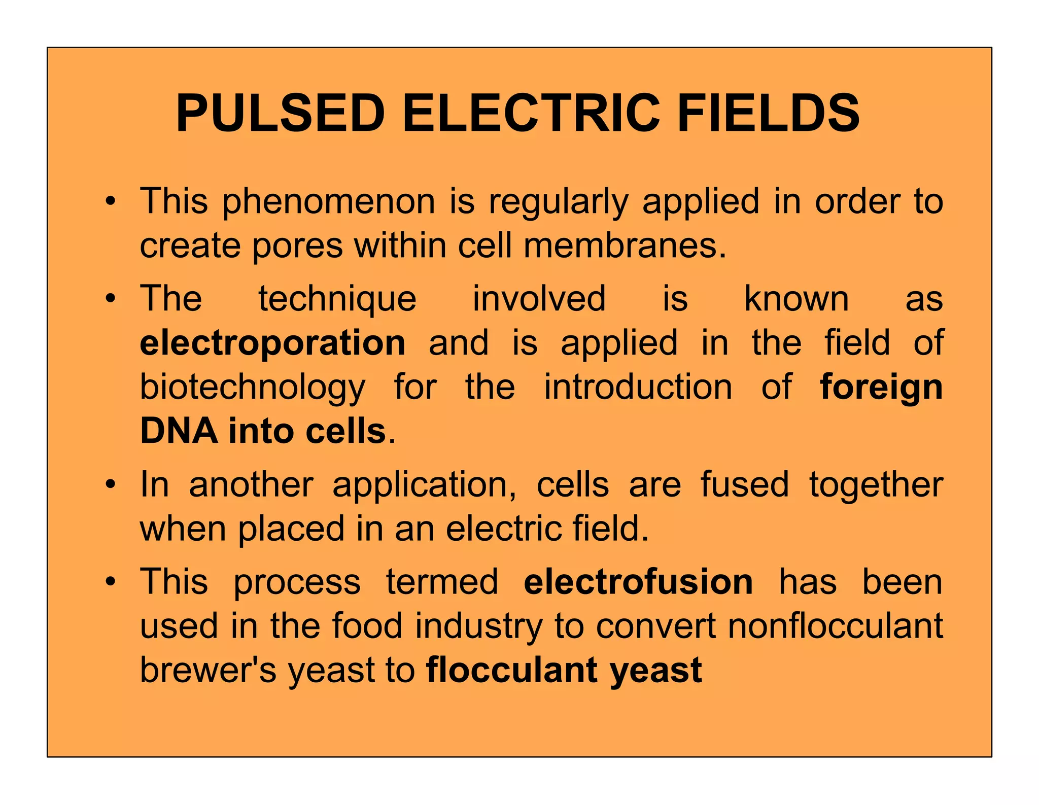 high intensity pulsed electric field processingpptx | PPTX