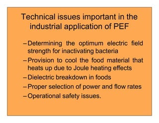 high intensity pulsed electric field processingpptx | PPTX