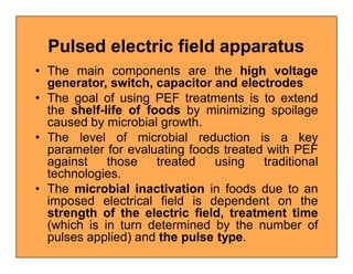 high intensity pulsed electric field processingpptx | PPTX