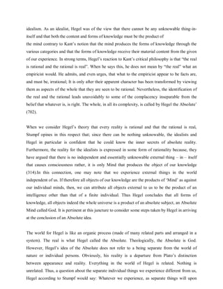 African philosophy: Hegel's Perspective. | PDF