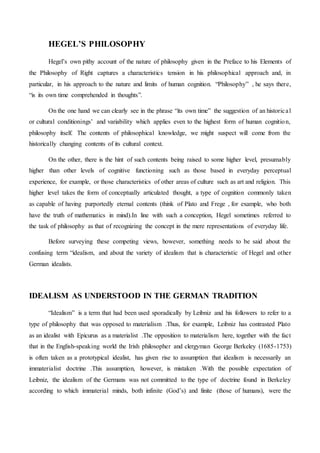 Hegel and nietzsche | DOCX