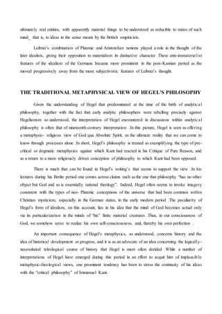 Hegel and nietzsche | DOCX