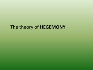 Hegemony | PPTX