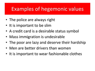 Hegemony denotation connotation barthes | PPT