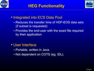 HDF-EOS to GeoTIFF Conversion Tool and HDF-EOS Plug-in for HDFView | PPT