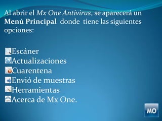 Tutorial Mx One | PPTX