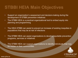 STBBI Health Equity Impact Assessment Tool | PPTX