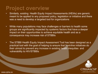 STBBI Health Equity Impact Assessment Tool | PPTX