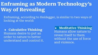 Heidegger: Technology as Way of Revealing | PDF