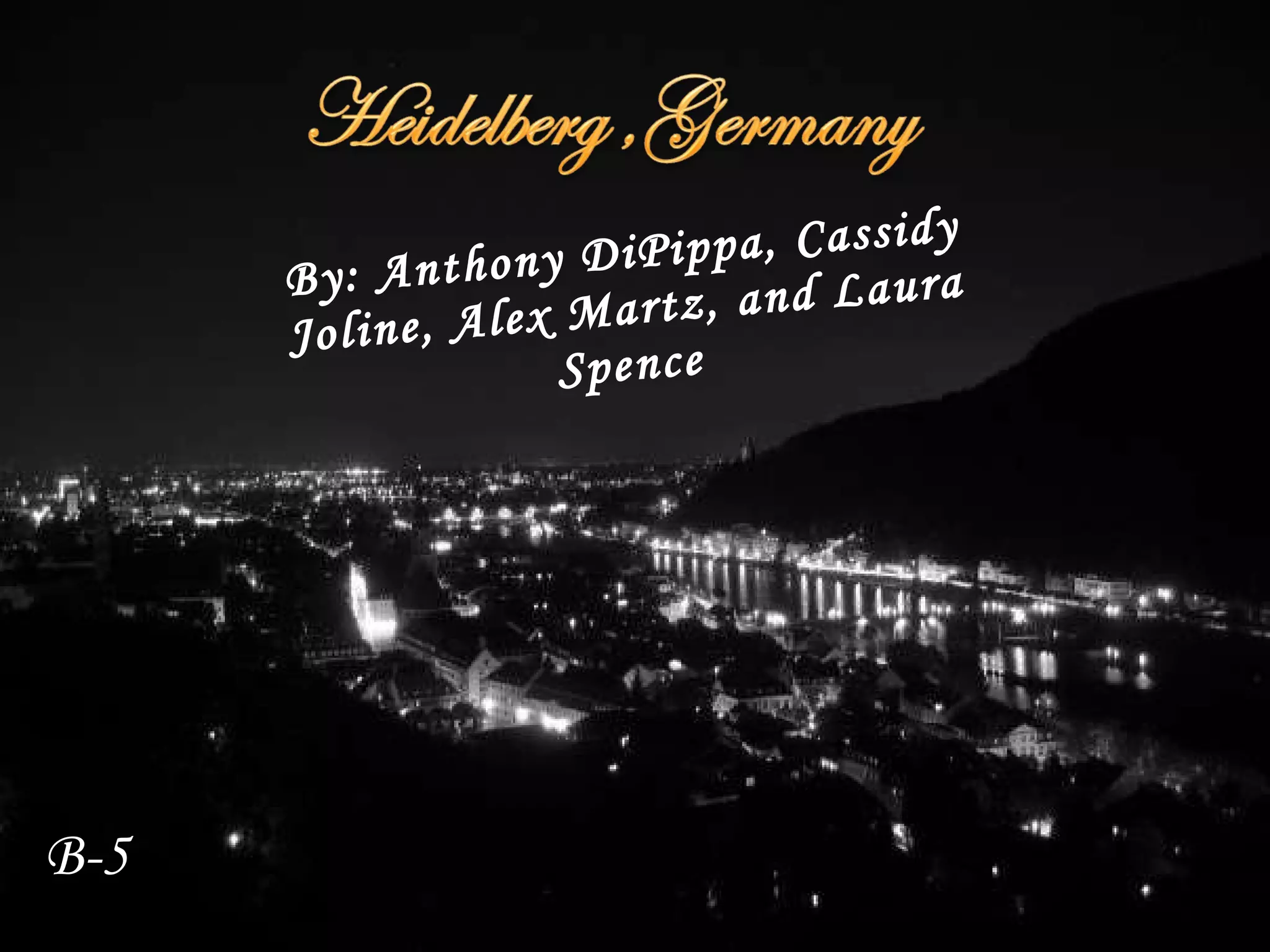 Heidelberg , Germany Pp | PPT