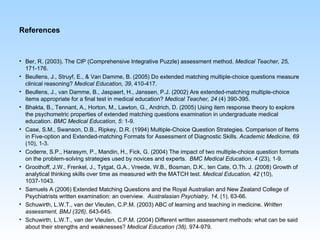 Computer based assessment of clinical reasoning (Heidelberg 2012) | PPT