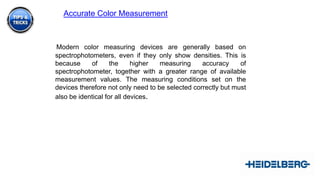 Heidelberg presentation -Color Measurement | PPT