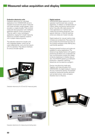Heidenhain General Catalog Linear Encoders | PDF