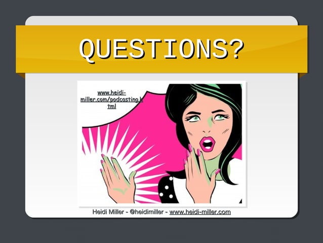 Heidi Miller - EmMeCon Seattle 2013 | PPT