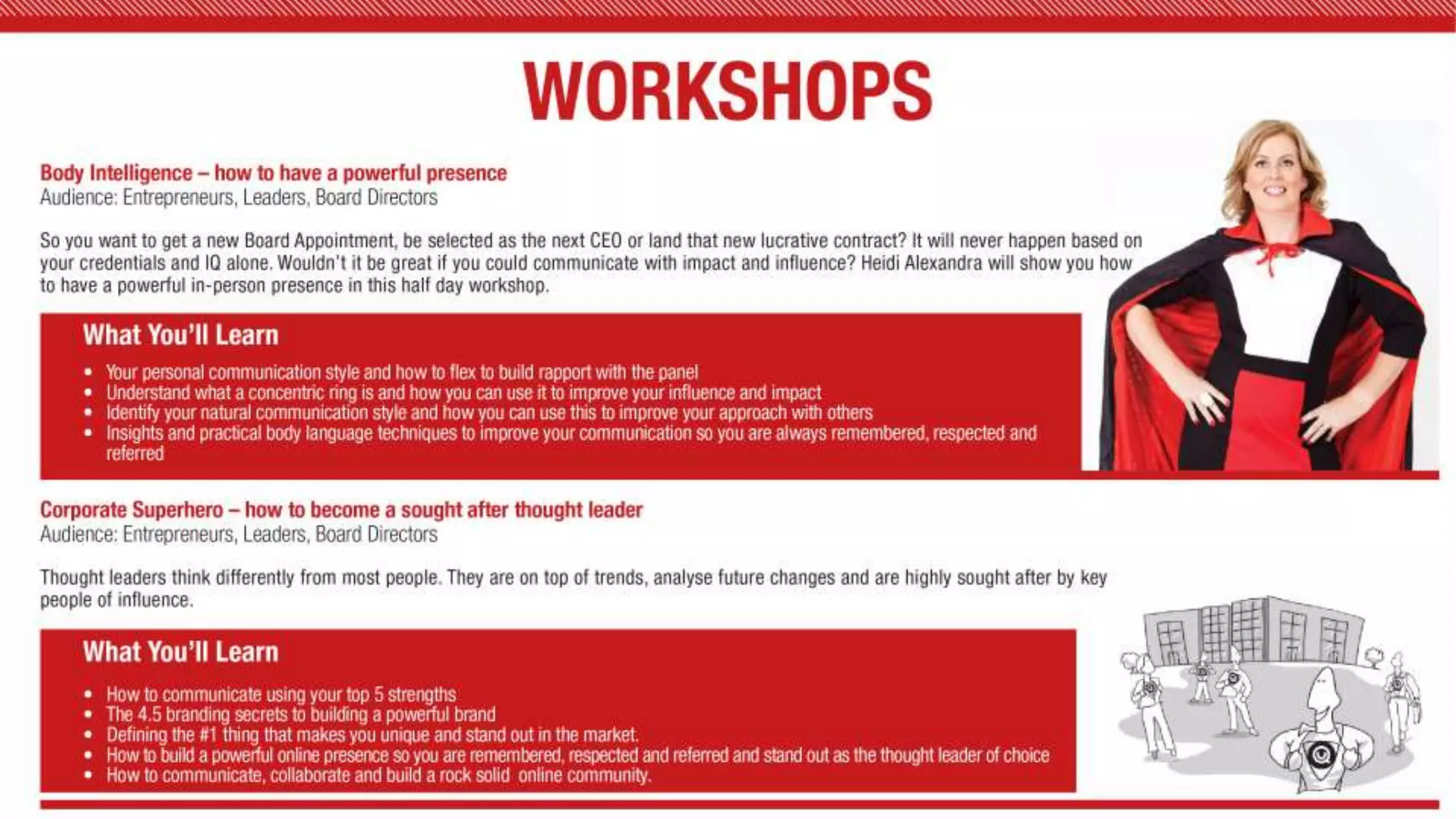 Heidi Alexandra Pollard Speaking Brochure | PPTX