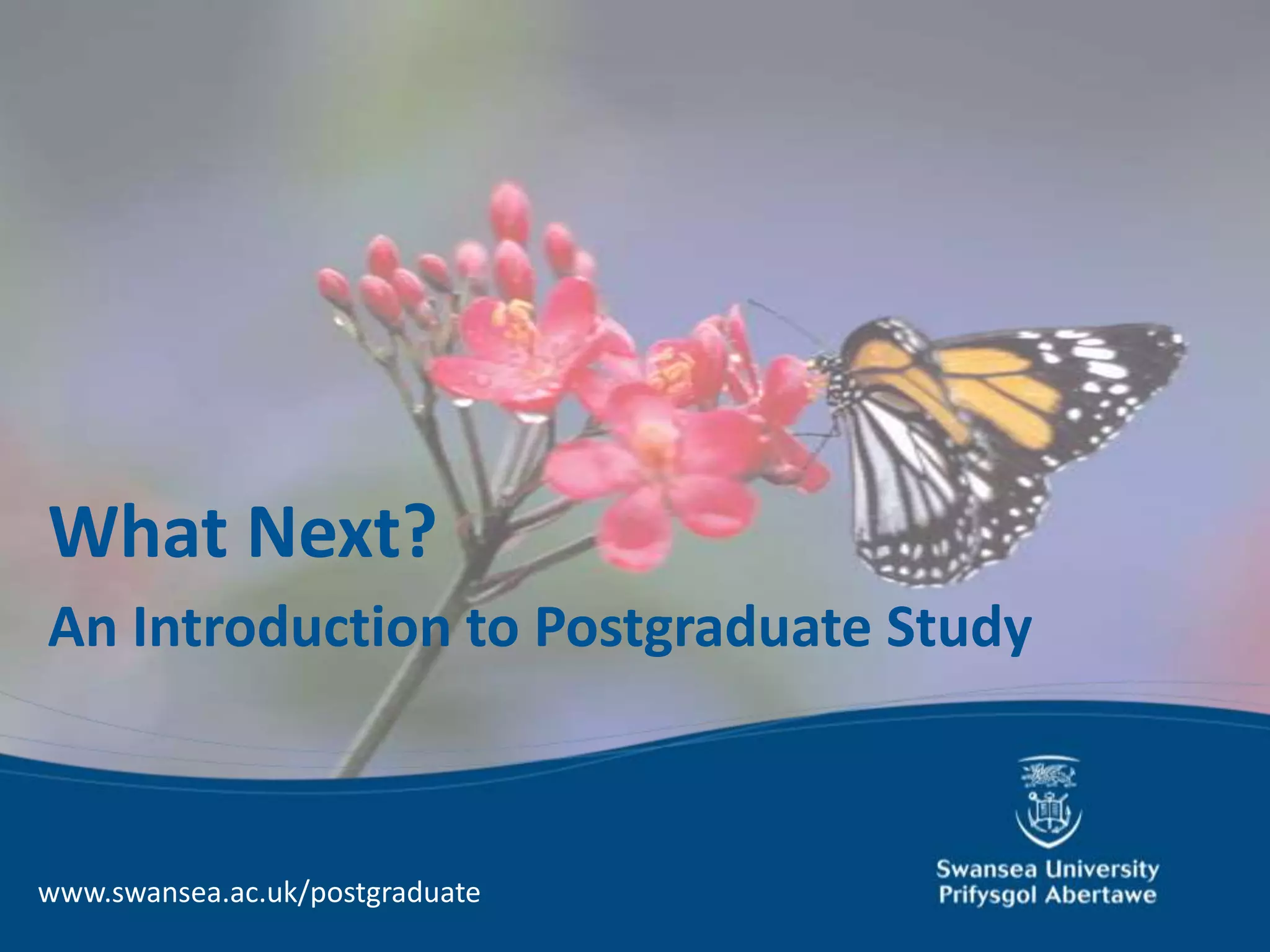 Introduction to Postgraduate Study | PPTX