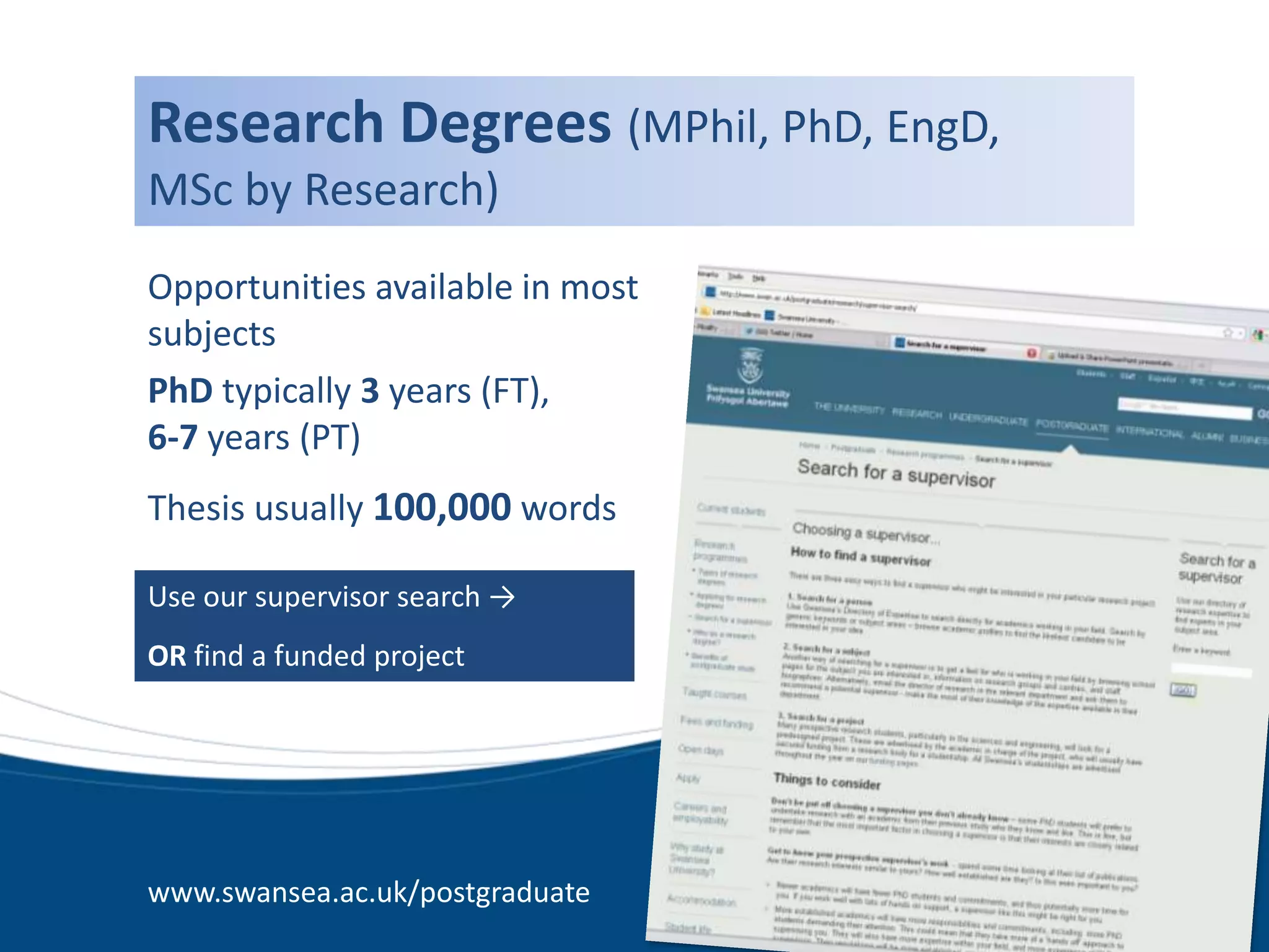 Introduction to Postgraduate Study | PPTX