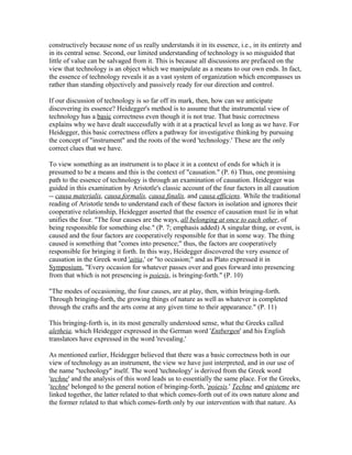 Heighdegger techne | PDF