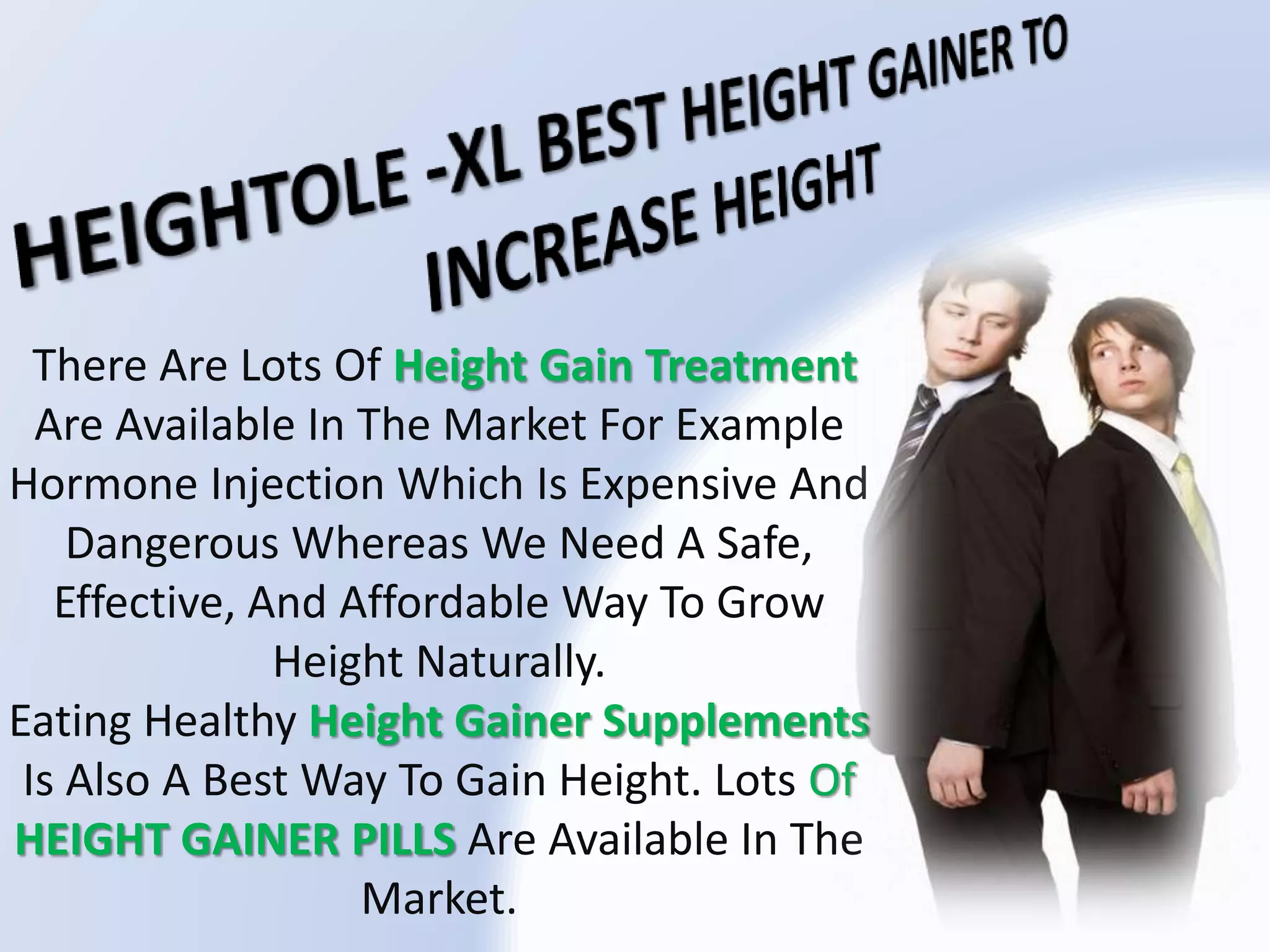 Increase height treatment | PPTX
