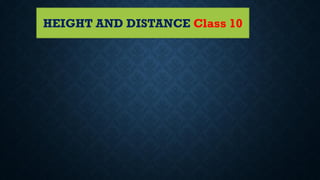 HEIGHT AND DISTANCE tsh .pdf