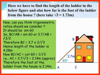 Height and distances | PPTX