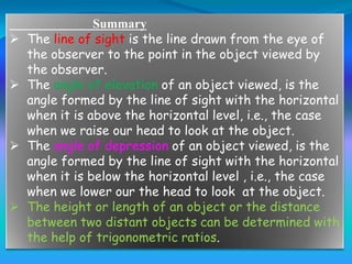Height and distances | PPTX