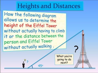 Height and distances | PPTX