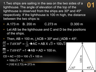 Height & distance | PPSX