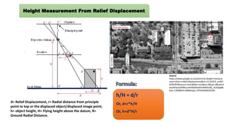 Height measurement of aerial photography | PPTX
