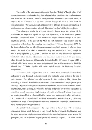 Height systems and vertical datums | PDF
