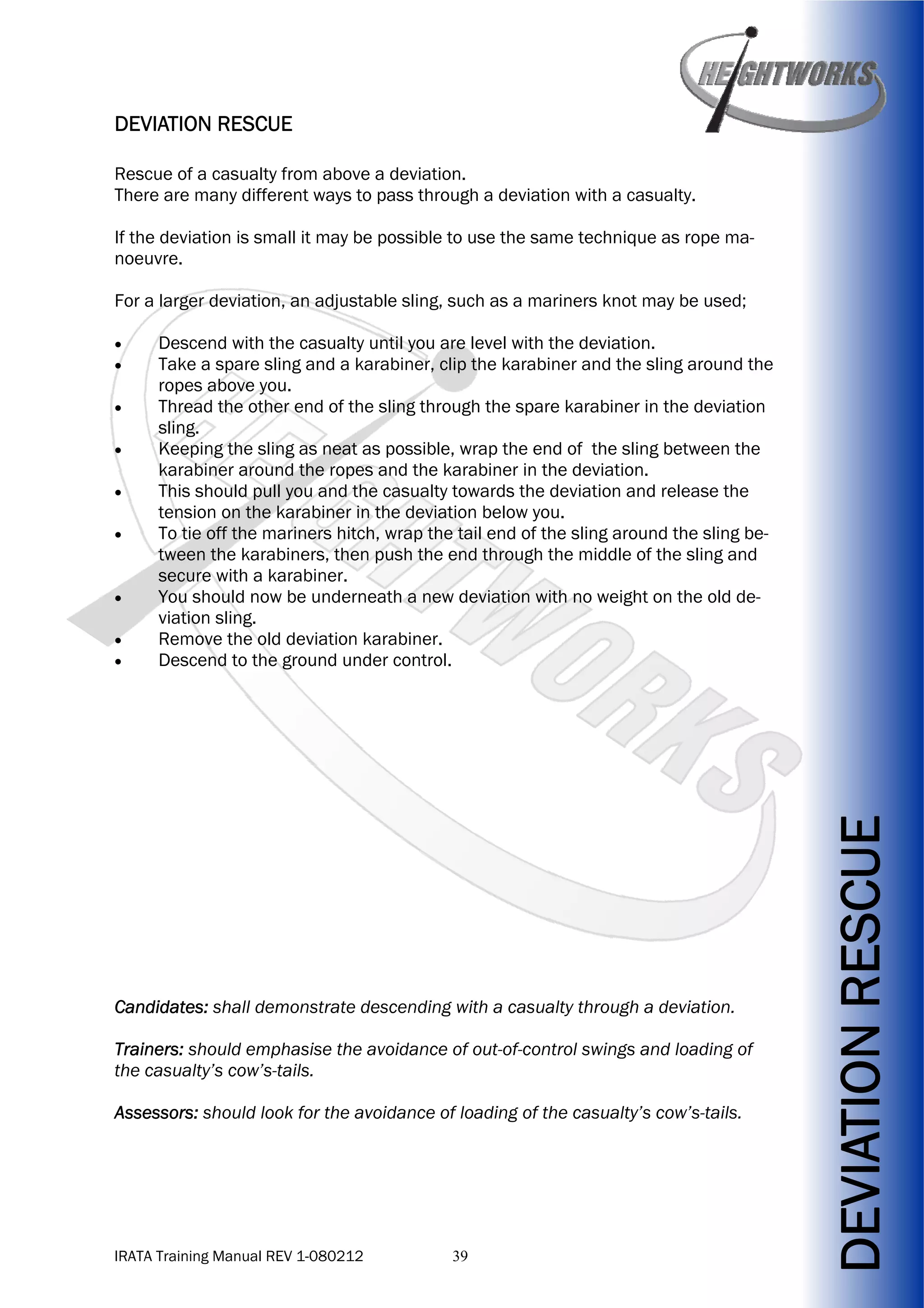 Heightworks IRATA Manual | PDF